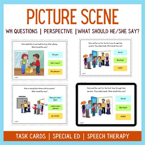 Picture Scene Wh Questions Perspective Made By Teachers