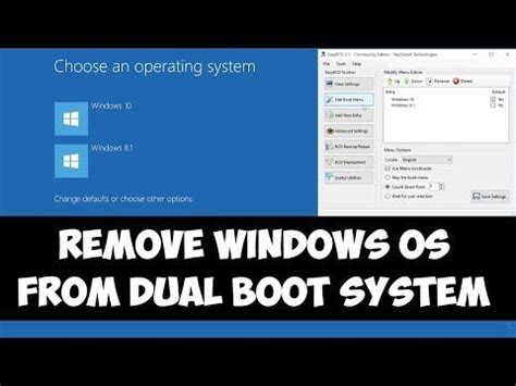 How To Delete An Operating System From Dual Boot Computer Using Easybcd Artofit