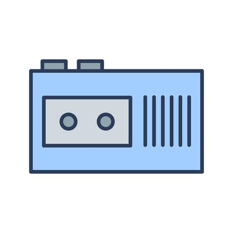Tape Recorder Vector Icon 16614242 Vector Art At Vecteezy