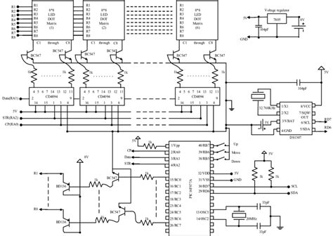 Alarm Clock Schematic Diagram