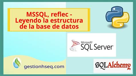 Ms Sql Server Conexión Con Sqlalchemy Conectando Con Modelo