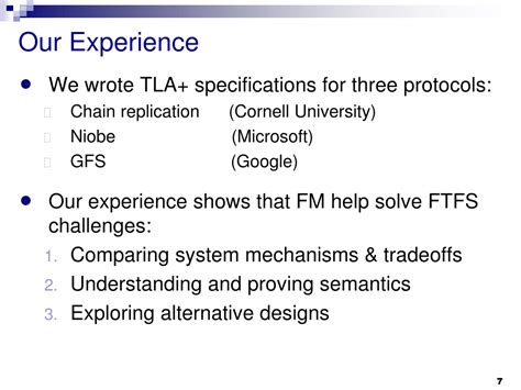 Ppt Exploring Fault Tolerant File Systems With Formal Methods
