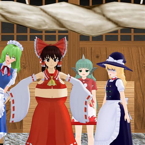 Reimu Pregnant By Ruukotopresents On Deviantart