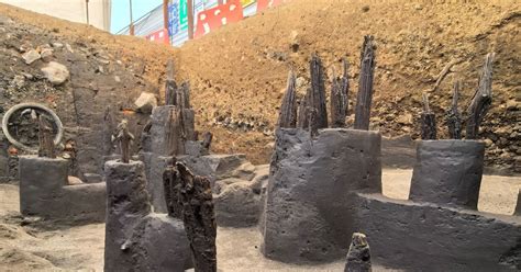 Obras En El Metro Chapultepec Revelan Vestigios Aztecas Un Muelle Que Conducía Al Lago De