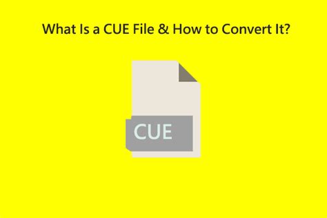 What Is The CUE File Format How Do I Convert It Solved