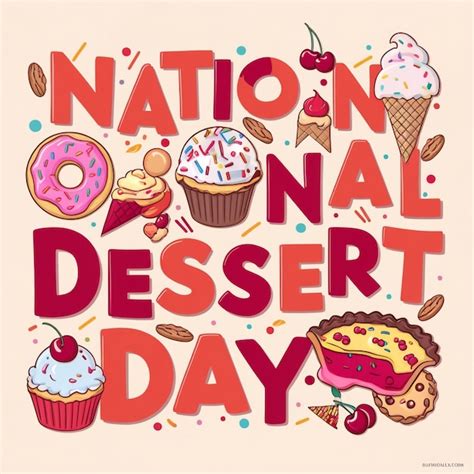 National Dessert Day Template Free Vectors And Psds To Download