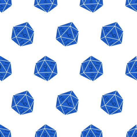 40 Polyhedral Dice Backgrounds Characters Stock Illustrations Royalty