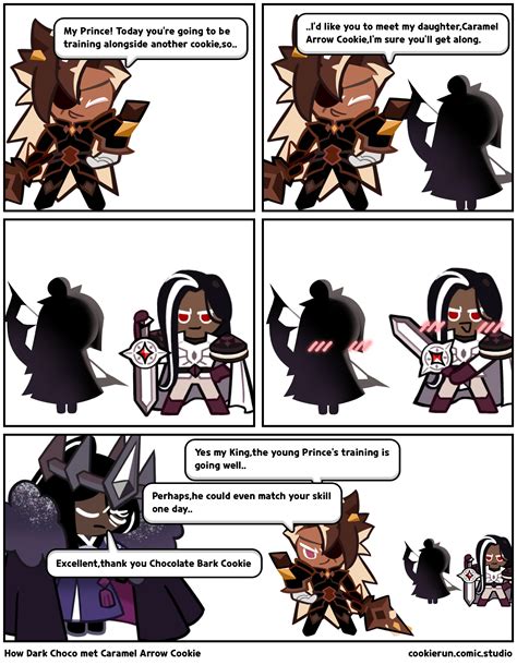 How Dark Choco Met Caramel Arrow Cookie Comic Studio