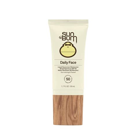 Sun Bum Daily Spf 50 Face Sunscreen Lotion Broad Spectrum