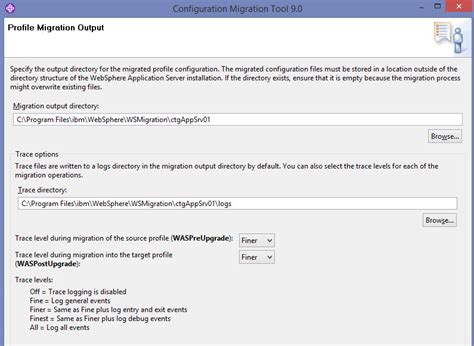 Using The Websphere 9 Migration Tool With Maximo 760x