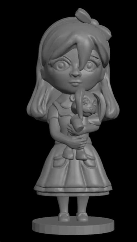 Download Free High Quality Alice Chibi 3d Print Model Stl 3d Model