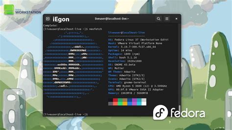 Installing Neofetch Fedora Workstation 37 Youtube