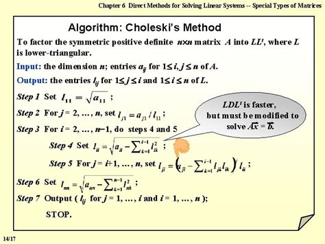chapter 6 direct methods for solving linear systems