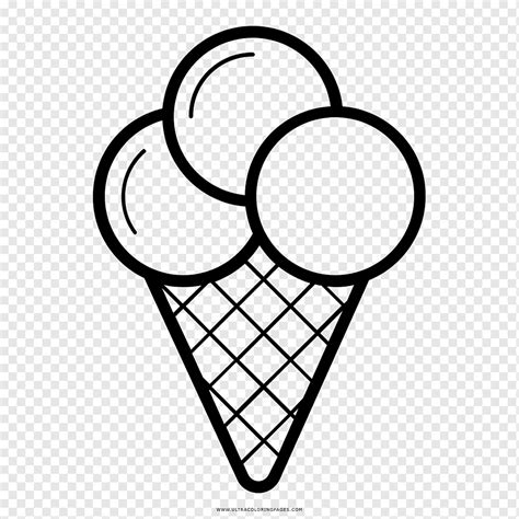 Cono Para Nieve Dibujos Sketch Coloring Page
