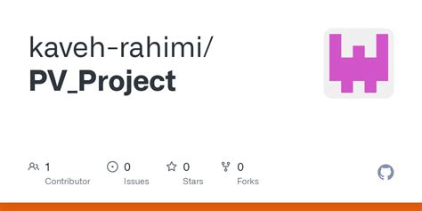 Github Kaveh Rahimi Pv Project