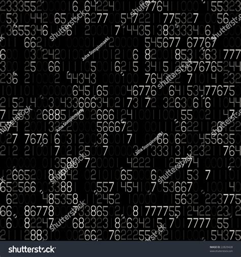 Numbers Texture Seamless Stock Illustration 22829428 Shutterstock