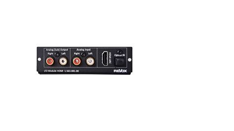 Multiuser I O HDMI Module Revox Experience True Studio Sound Quality