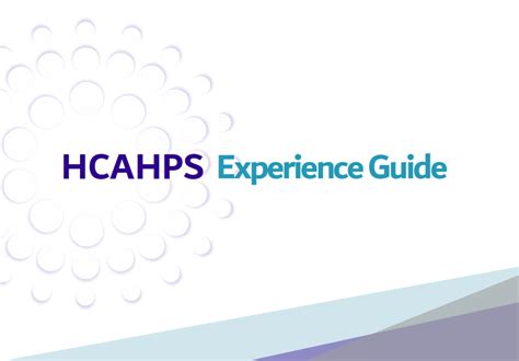 Hcahps Experience Guide Healthcare Experience Foundation