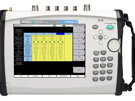 Handheld Instruments Analyses Lte Advanced Carrier Aggregation