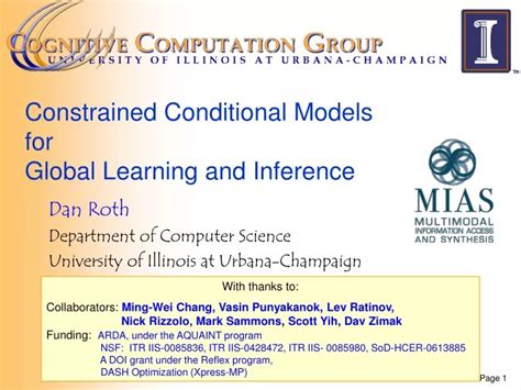 Ppt Constrained Conditional Models For Global Learning And Inference