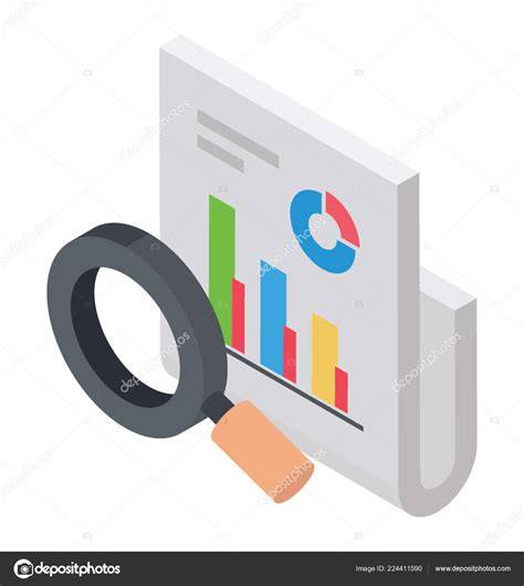 Data Analysis Chart Denoting Analytics Stock Vector Image By