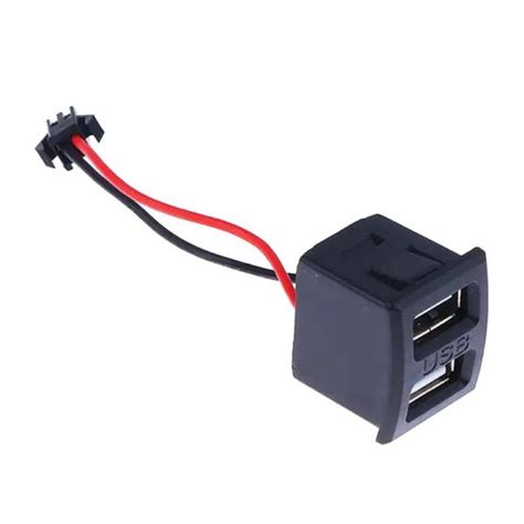 Usb Female Base Double Layer Socket Usb A Female Lamp Charging Socket Power Socket With Cable