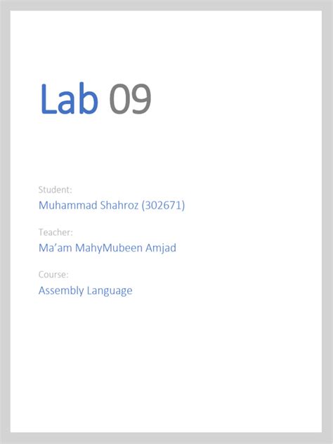 Lab 09 Pdf