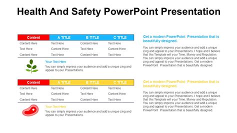 Health And Safety Powerpoint Presentation Pptuniverse