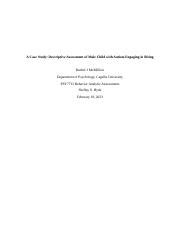 Understanding Descriptive Assessment in Behavior Analysis: A | Course Hero