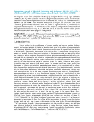 Comparision Of Pi Fuzzy Neuro Fuzzy Controller Based Multi Converter Unified Power Quality PDF