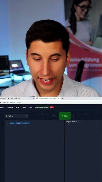Python Programmierenlernen Software Youtube