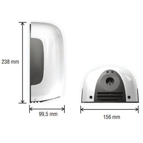Perry Motion Sensor Hand Dryer White Eolo Jet 900w 1dcamf05