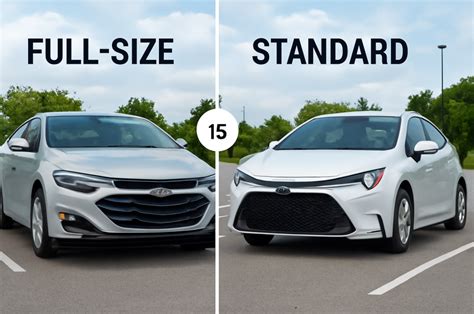 Full Size Vs Standard Car Rental Learn The Key Differences
