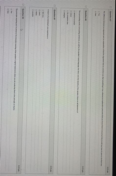 Question 47 The Difference Between An Studyx