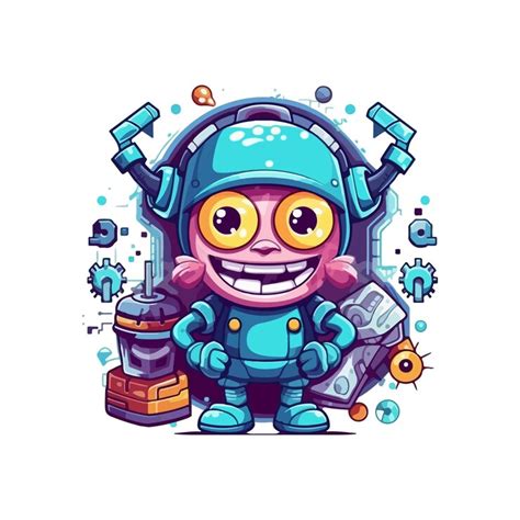 Code Craft Mascot Logo Premium Ai Generated Vector