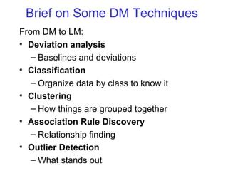 Log Mining Beyond Log Analysis PPT
