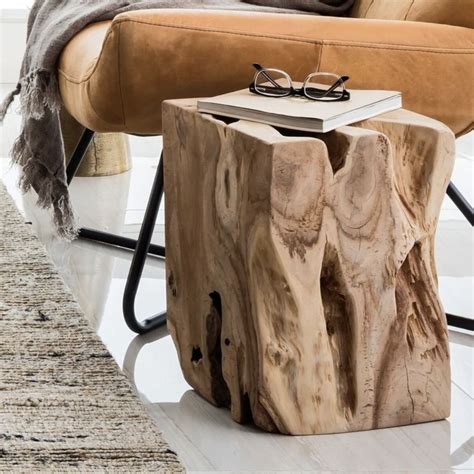 Best Log Side Tables For A Cabin In The Woods Vibe Relaxing Decor