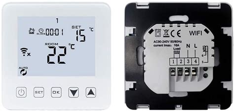 Ketotek Smart Wifi Programmable Thermostat Electric Underfloor Heating Room Thermostat