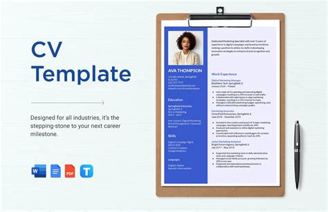Free Editable Cv Templates In Pdf To Download