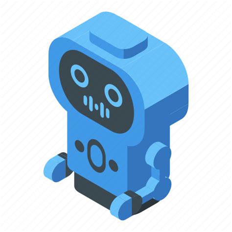 Robot Speech Recognition Isometric Icon Download On Iconfinder