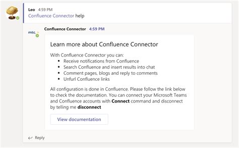Advanced Microsoft Teams Confluence Connector For Confluence Cloud