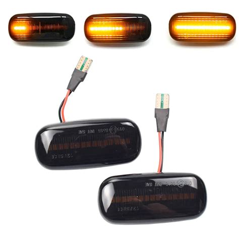 Audi A3 A4 Smoked Led Sequential Side Indicator Markers Max Motorsport