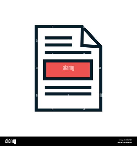 Paper Document File Isolated Icon Vector Illustration Design Stock Vector Image And Art Alamy