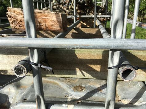 Firewood Storage From Ibc Cages 6 Steps With Pictures Instructables