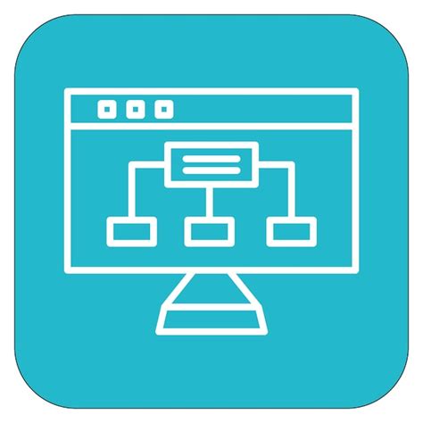 premium vector website hierarchy vector illustration