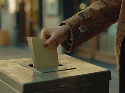 Voting Booth Premium Ai Generated Image