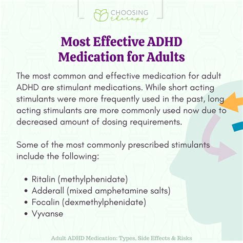 Types Of Medication For Adhd At Raymond Terrell Blog