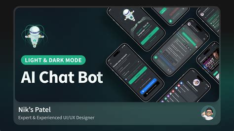 ai chatbot light and dark theme figma