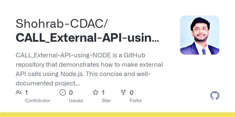 Github Shohrab Cdaccallexternal Api Using Node