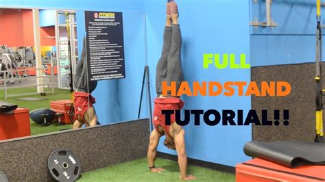 FULL HANDSTAND TUTORIAL - YouTube